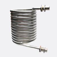 China Titanium Tube Aquarium Evaporator Coil Type Heat Exchanger for sale