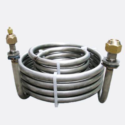 China Aquarium Evaporator Titanium Tube 6000KW Coil Heat Exchanger for sale