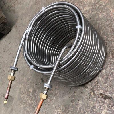 China Immersion Coiled Tube Heat Exchanger Wort Chiller Stainless Steel for sale