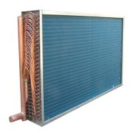 China Copper Tube Copper Fin Type Heat Exchanger for Central Air Conditioner for sale