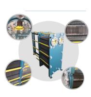 China 12m3/H 4.5Mpa Water Cooled Air Cold Plate  Exchanger Weld Connection for sale