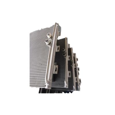 China Hydrophilic Water Chiller Microchannel  Heat Exchanger Fin Width 26mm for sale