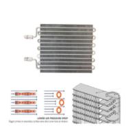China AC380V Microchannnel  Heat exchanger Coil Pipe For Water Chiller System for sale