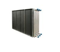 China Hydrophilic Foil  2HP Pin Fin Type Heat Exchanger Grooved Design for sale