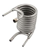 China Beer Brewing Titanium Tube Coaxial Heat Exchanger Anti Corrosion for sale