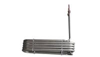 China 100m3/h Spiral Coaxial Heat Exchanger For Air Conditioner for sale