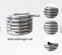 China Beer Brewing Titanium Tube Coaxial Heat Exchanger Anti Corrosion for sale
