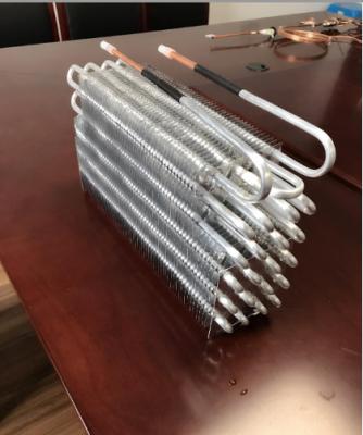China 30mm OD Blast Freezer Fin Tube Evaporator Microchannel For food processing industry for sale