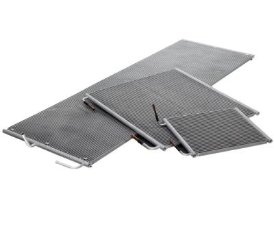 China Freezer Flat Microchannel Heat Exchanger 36mm Wall Thickness for sale
