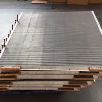 China Freezer Flat Microchannel Heat Exchanger 36mm Wall Thickness for sale