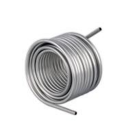 China Customized Coaxial Coil Heat Exchanger With Titanium Twisted Smooth Tube for sale