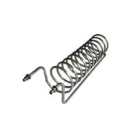 China Titanium Coil Counter Flow Coaxial Heat Exchanger 3.5Mpa 3mm Thickness for sale