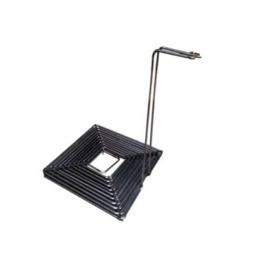 China 100m3/h Spiral Coaxial Heat Exchanger For Air Conditioner for sale
