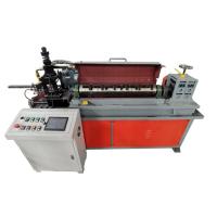 China Nylon Ribbon Fabric Insulation Automatic Tube Straigtening Machine 40mm Thickness for sale