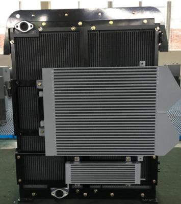 China 8mm Copper Fin type Industrial Air Heat Exchanger Compressor Core for sale