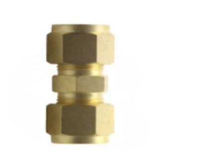 China Brass Double Ferrule Heat Exhcager Components of Compression Fittings With Swagelok for sale