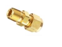 China Brass Double Ferrule Heat Exhcager Components of Compression Fittings With Swagelok for sale
