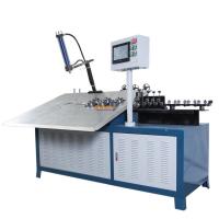 China PLC Motorised Carbon Steel Wire Bending Machine PLC Control for sale