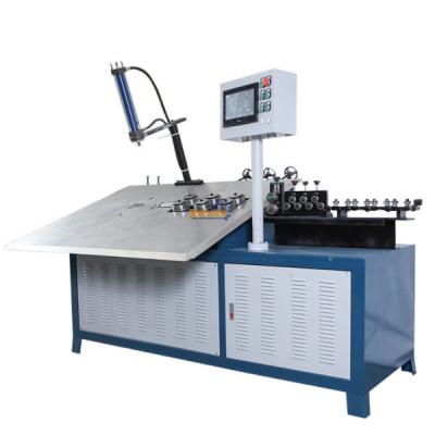 China PLC Motorised Carbon Steel Wire Bending Machine PLC Control for sale