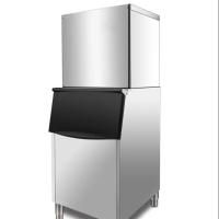 China ISO14001 Steel Structure 500LB Crescent Commercial Ice Cube Machine for sale