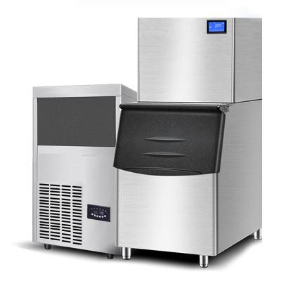 China ISO14001 Steel Structure 500LB Crescent Commercial Ice Cube Machine for sale