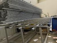China Galvanized iron wire mesh fence making machine 80times/min speed for sale