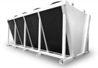 China Louvered 9.52mm Tube Air Condenser Cooler for Chemical for sale