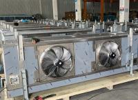China Two fans Air Condenser Cooler Condenser Use for Vegetable Refrigeration for sale