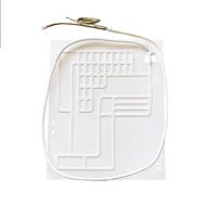 China Aluminum Refrigerator Evaporator white Roll Bond single side for sale