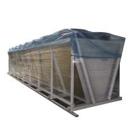 China Modular Aluminum Fin Adiabatic Fluid Cooler Chiller System for sale