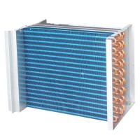 China R134A Sandblasting Finned Type Heat Exchanger  Copper Louvered for sale