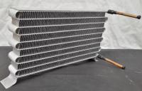 China Louver Serrate Shelled Microchannel Heat Exchanger For Ice Making Machine for sale