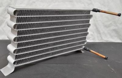 China Louver Serrate Shelled Microchannel Heat Exchanger For Ice Making Machine for sale