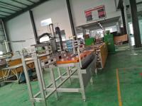 China Piercing Punching Fence Wire Mesh Welding Machine Pre Cutted Wire Feeding for sale
