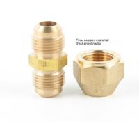 China Brass Double Ferrule Heat Exhcager Components of Compression Fittings With Swagelok for sale