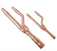 China High Durability Heat Exchanger Components of Branch Copper Pipe for sale