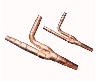 China High Durability Heat Exchanger Components of Branch Copper Pipe for sale