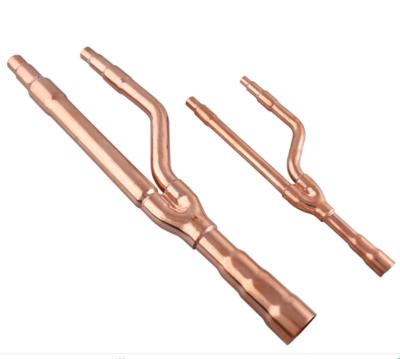 China R407C Branch Pipe Heat Exchanger Components Durable For VRV for sale