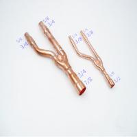 China 3/8”Branch Copper Pipe Heat Exchanger Components For Refrigeration for sale