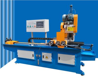 China 50mm Tube Straightening Cutting Machine 60m/Min Adjustable By Inverter for sale
