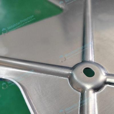 China 1.50mm AL prototype sheet metal fabrication used for automobiles for sale