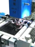 China Semi Automatic BGA Rework Station with Independent Three-zone Control, High-definition Touchscreen HMI, and Gear Rack Drives Upper Heating Head for sale