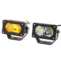 China Off-Road LED Driving Light Ultra-Bright Spot Flood Beam Light for Front Bumper 20W 3Inch White Yellow LED Work Light for sale