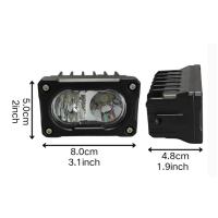 China Off-Road LED Driving Light Ultra-Bright Spot Flood Beam Light for Front Bumper 20W 3Inch White Yellow LED Work Light for sale