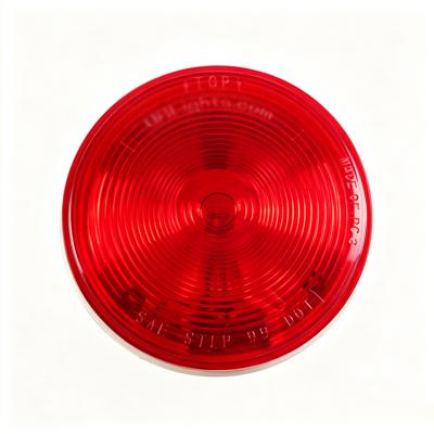 China 1/10/12/24 LED Truck Light 4 Inch Round Stop Turn Tail Light 12V Waterproof Trailer Rear Light for sale