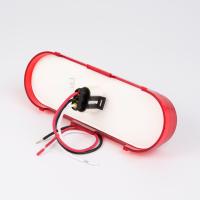China PC Lens LED Taillights 6Inch Oval 26 LED Red Stop Turn Tail Lamp 12V Waterproof Rear  Lights for Truck Trailer Boat Van for sale