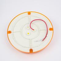 China 7 Inch Round Amber Turn Lamp 12V Arrow Display Indicator Lamp for Bus Truck for sale
