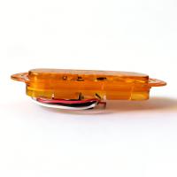 China 6 Inch 12V Oval 10-LED Side Marker Light Rear Turn Tail Warning Signal Light for Truck Trailer Cab Tractor for sale