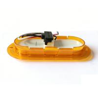 China 6 Inch 12V Oval 10-LED Side Marker Light Rear Turn Tail Warning Signal Light for Truck Trailer Cab Tractor for sale