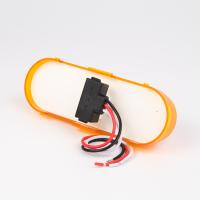 China 6 Inch 12V Oval 10-LED Side Marker Light Rear Turn Tail Warning Signal Light for Truck Trailer Cab Tractor for sale